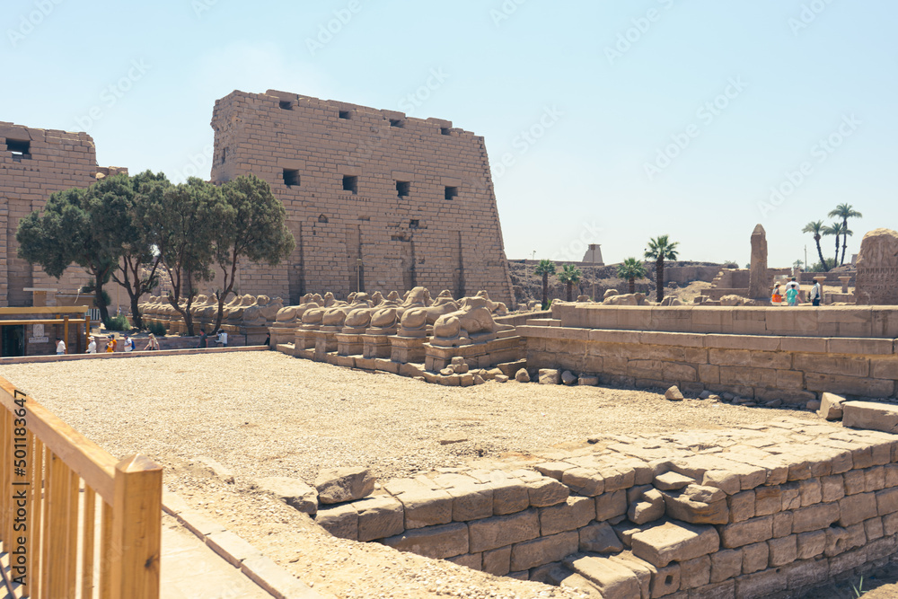 Стоковое фото «The Great Pyramid of Giza is a defining symbol of Egypt ...