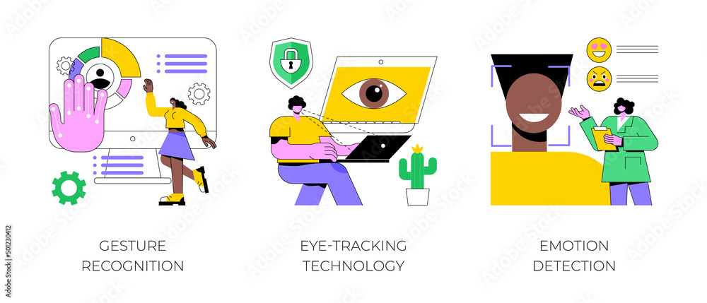 Image vectorielle Stock Sensor technology abstract concept vector ...