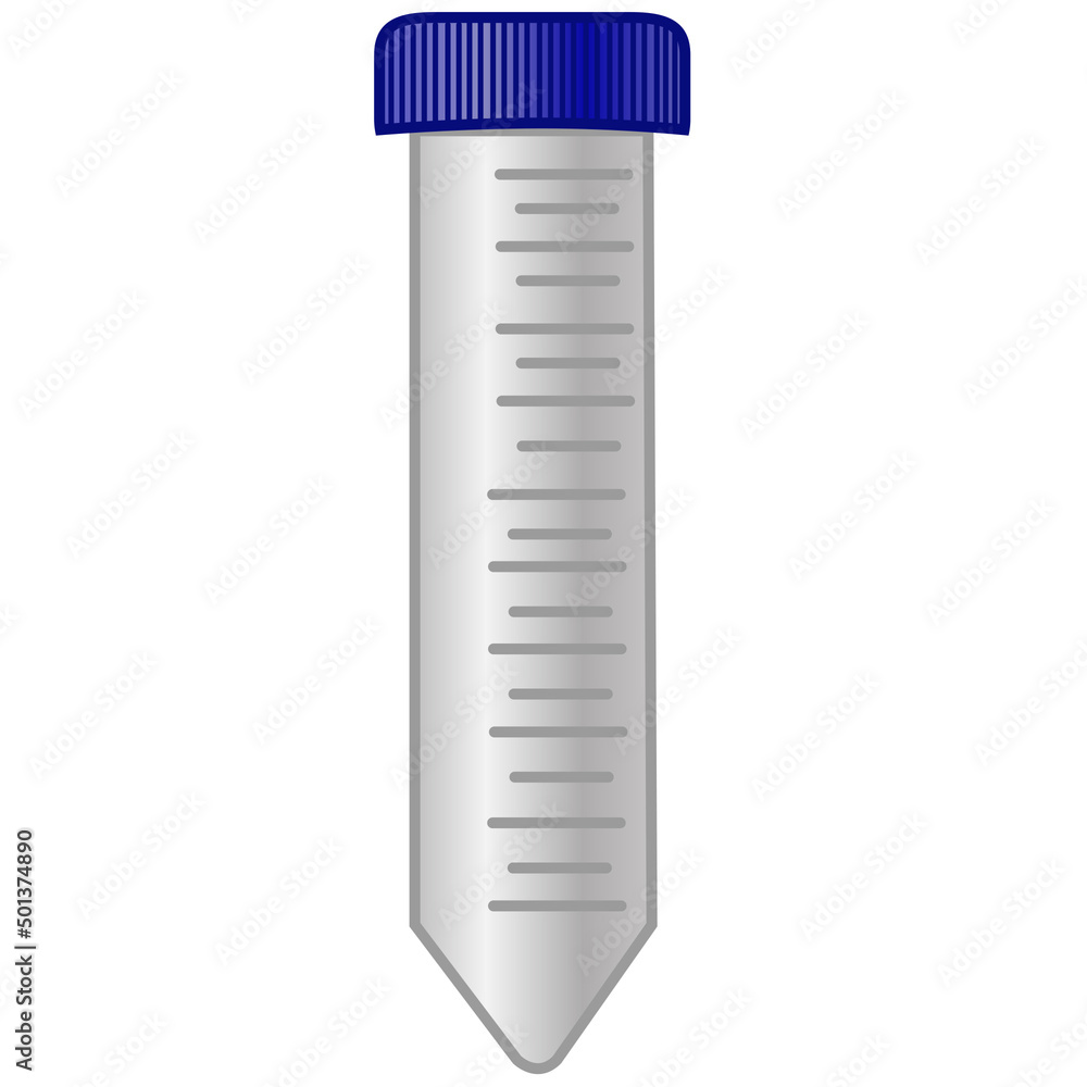 Falcon conical centrifuge test tube 50 ml の Stock イラスト | Adobe Stock