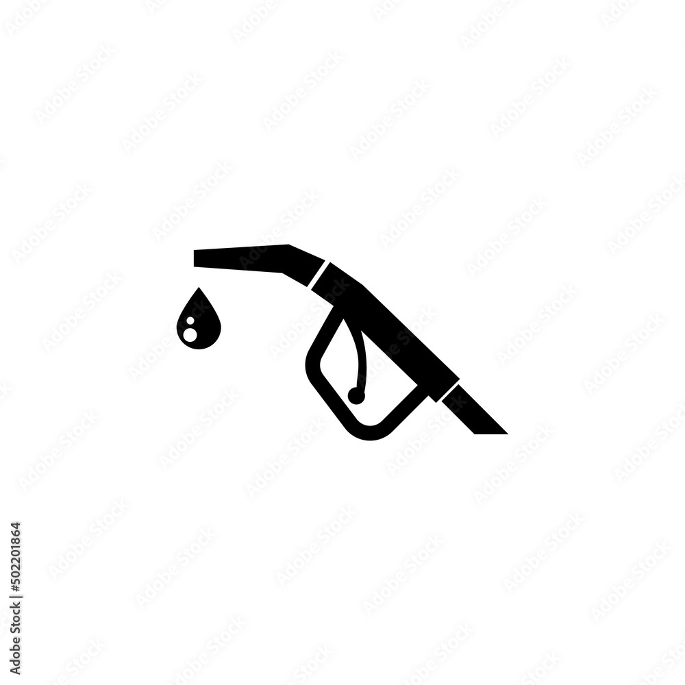 Gasoline Fuel Pump Dispenser, Petrol Gas Station Nozzle. Flat Vector ...