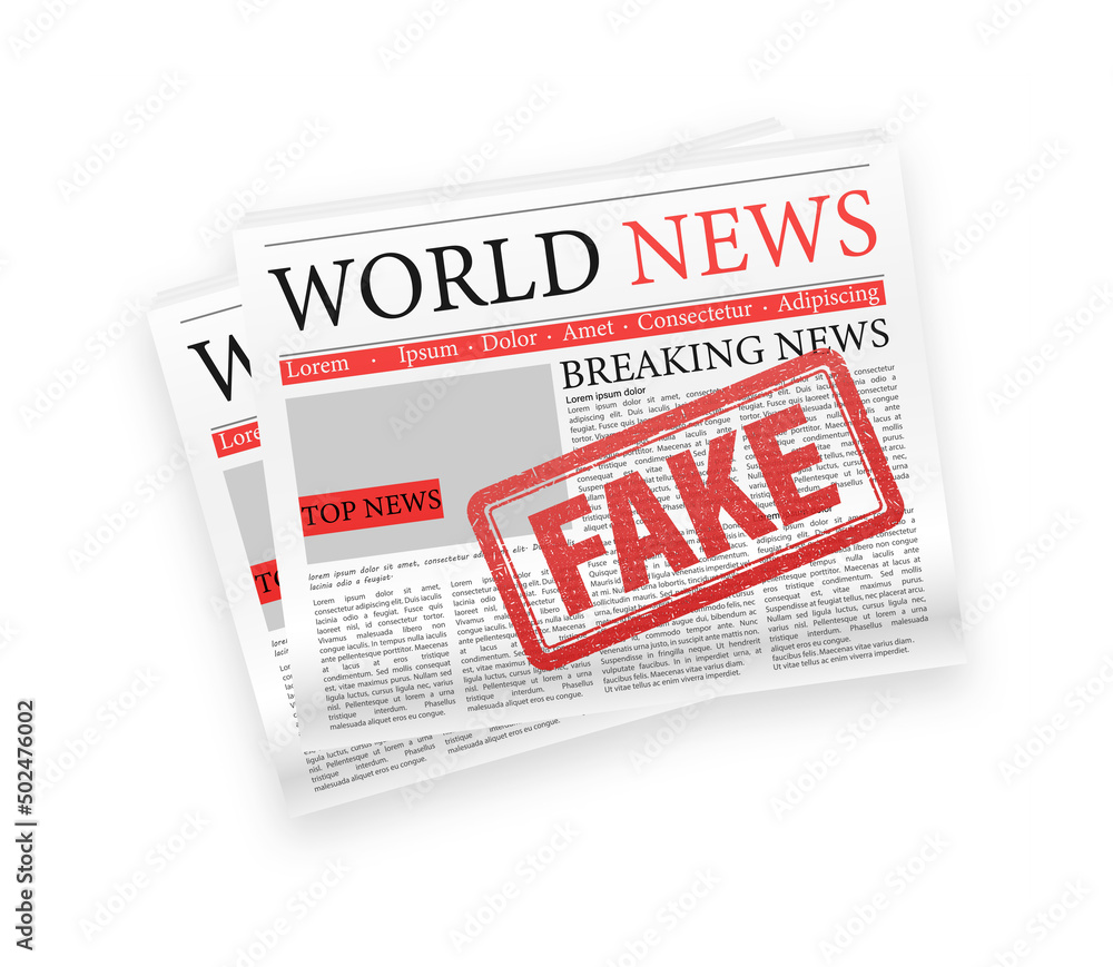 Newspaper, fake news, great design for any purposes. Vector editorial ...