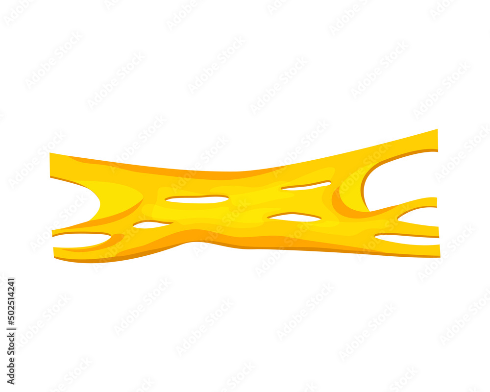 Flowing melted cheese. Vector cartoon background of hot cheddar ...