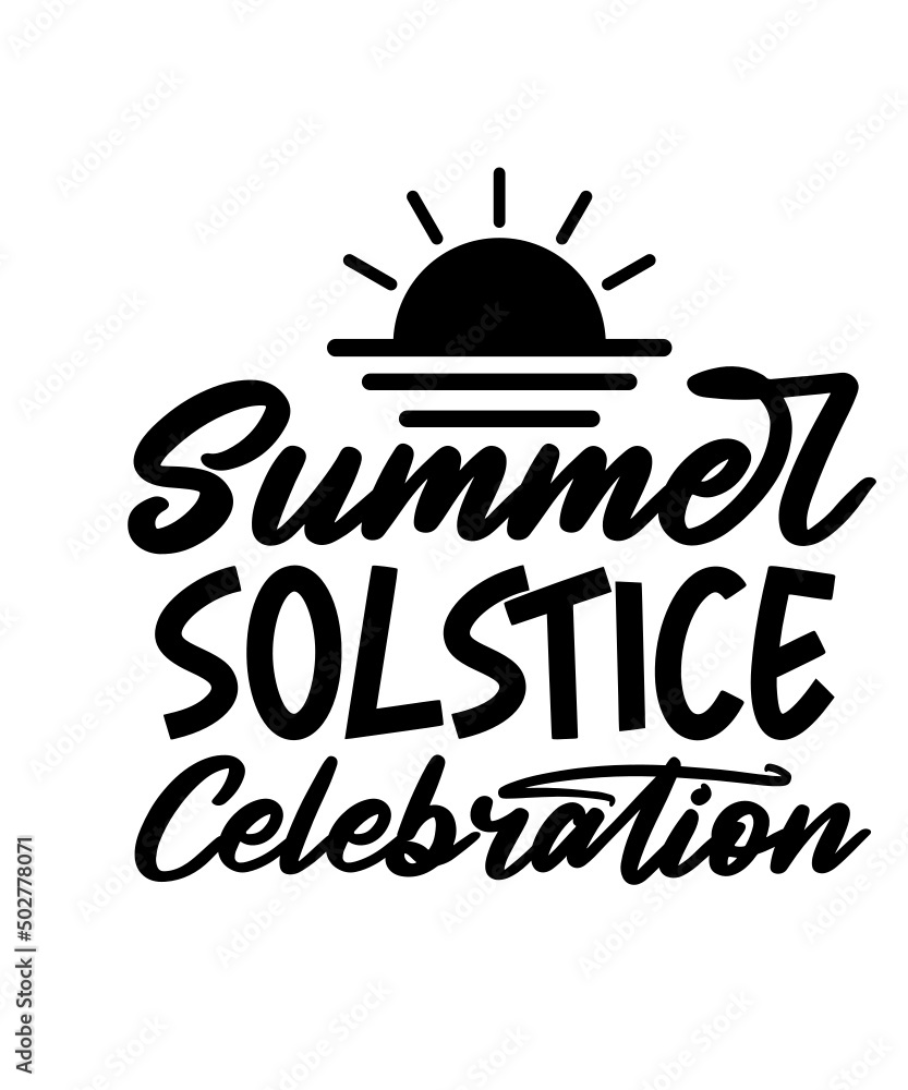 Vector de Stock summer solstice, summer solstice svg, black svg, svg ...