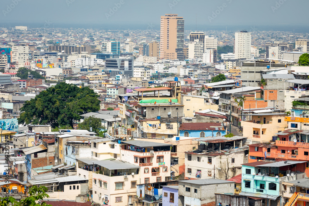 Guayaquil, Ecuador. Traditional colonial architecture in second largest ...