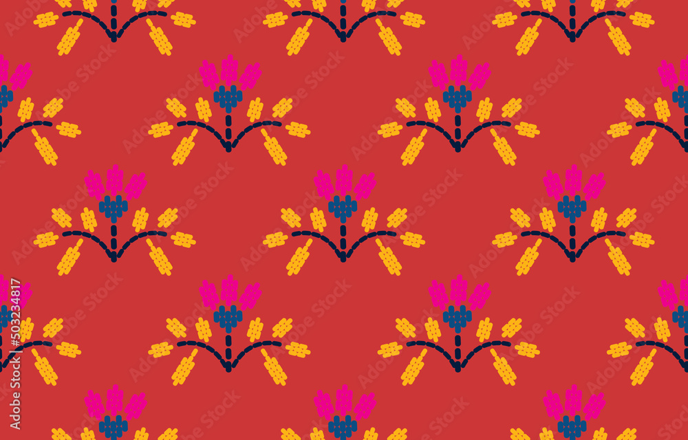 Motif ethnic handmade border beautiful art. Ethnic leaf floral ...