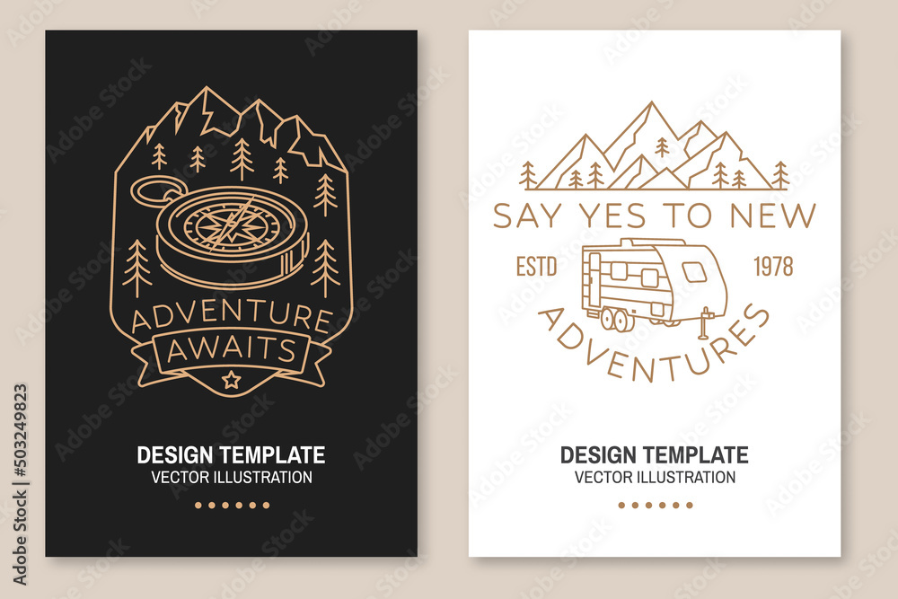 Adventure awaits. Say yes to new adventure. Live, love, camp. Camping ...