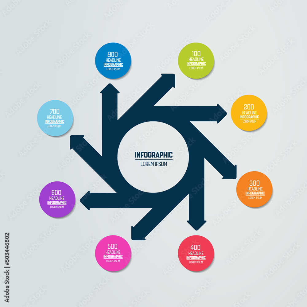 Flowchart scheme, workflow diagram. Vector infographic. Stock Vector ...