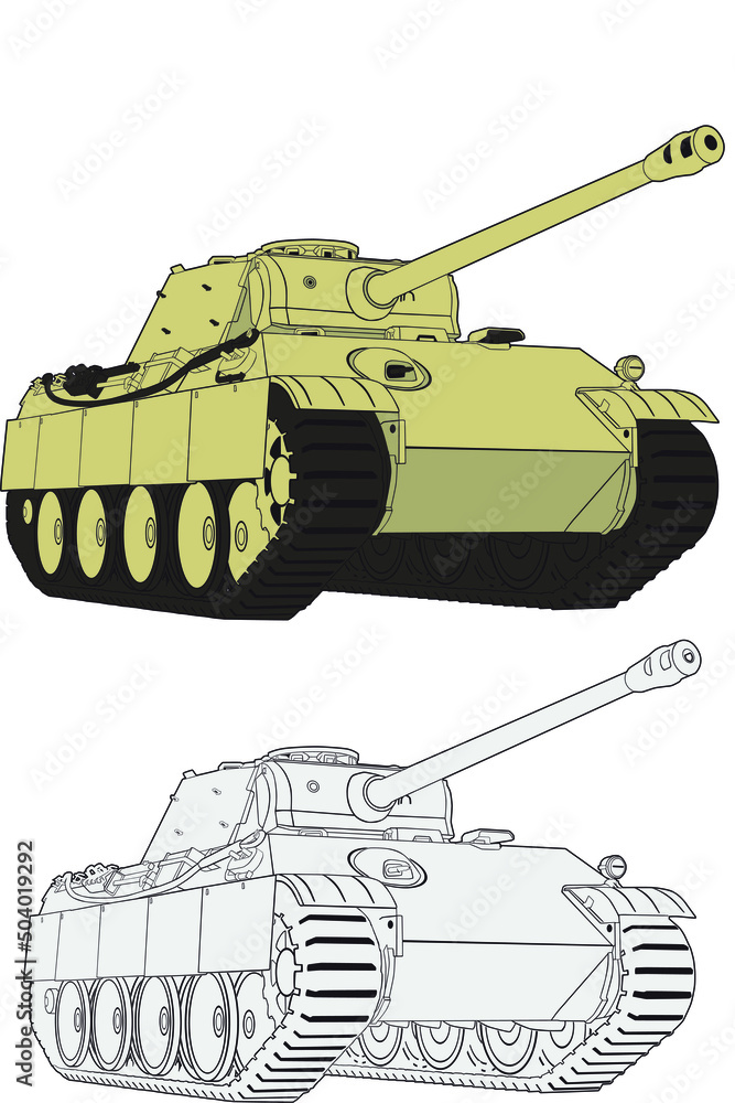 One of the most famous tanks of the Second World War is the Pz-V ...