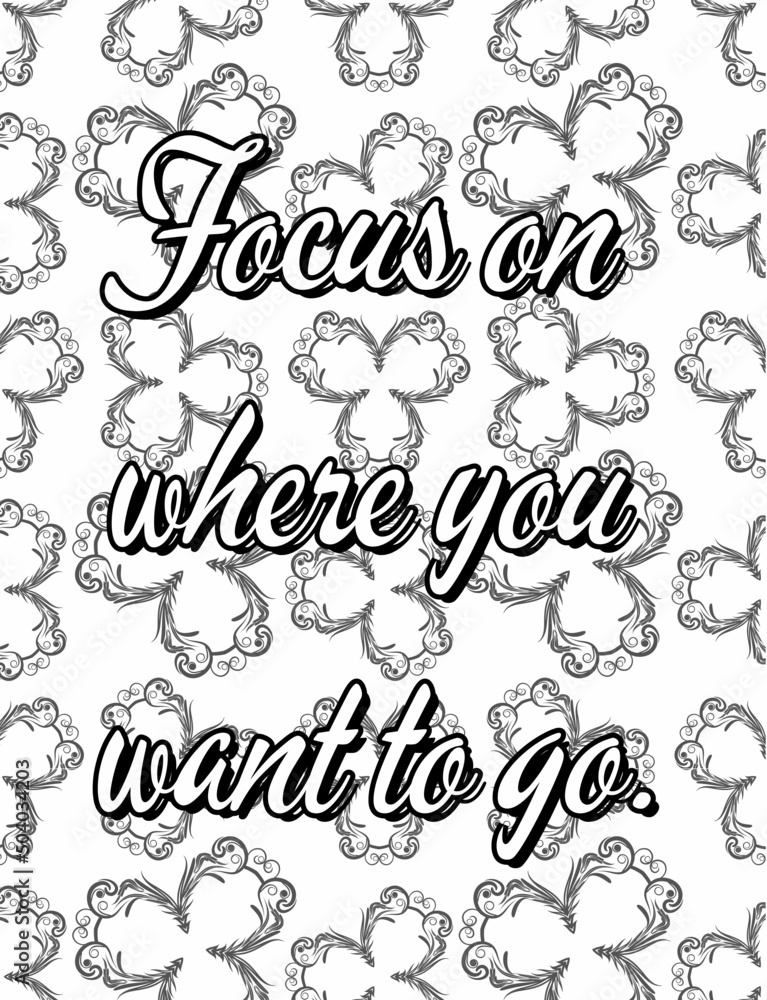 Inspirational Motivational quotes coloring pages, positive Affirmations ...