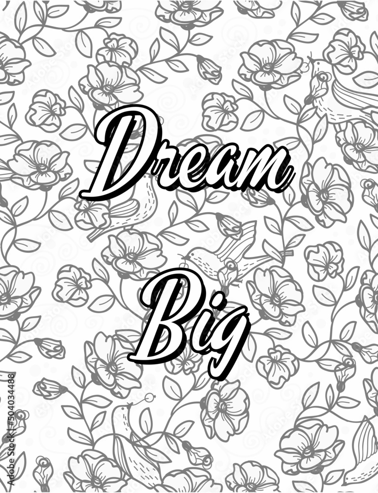 Inspirational Motivational quotes coloring pages, positive Affirmations ...