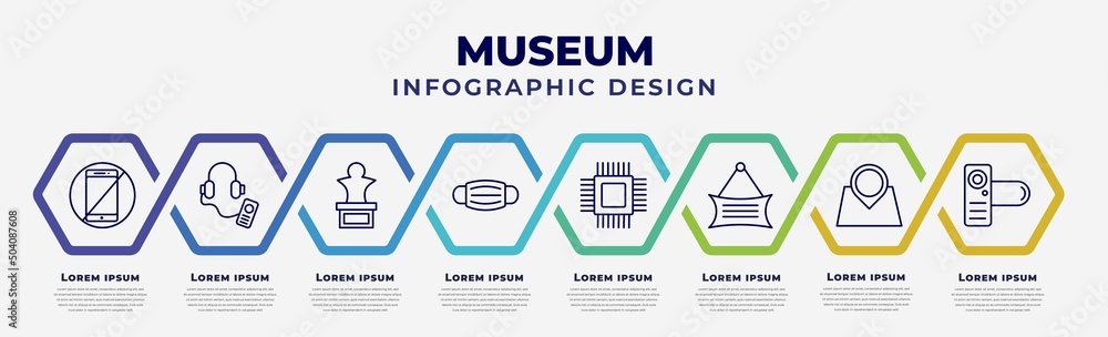 vector infographic design template with icons and 8 options or steps ...