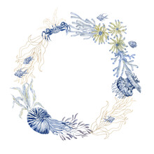 Crab Sea Wreath Free Stock Photo - Public Domain Pictures