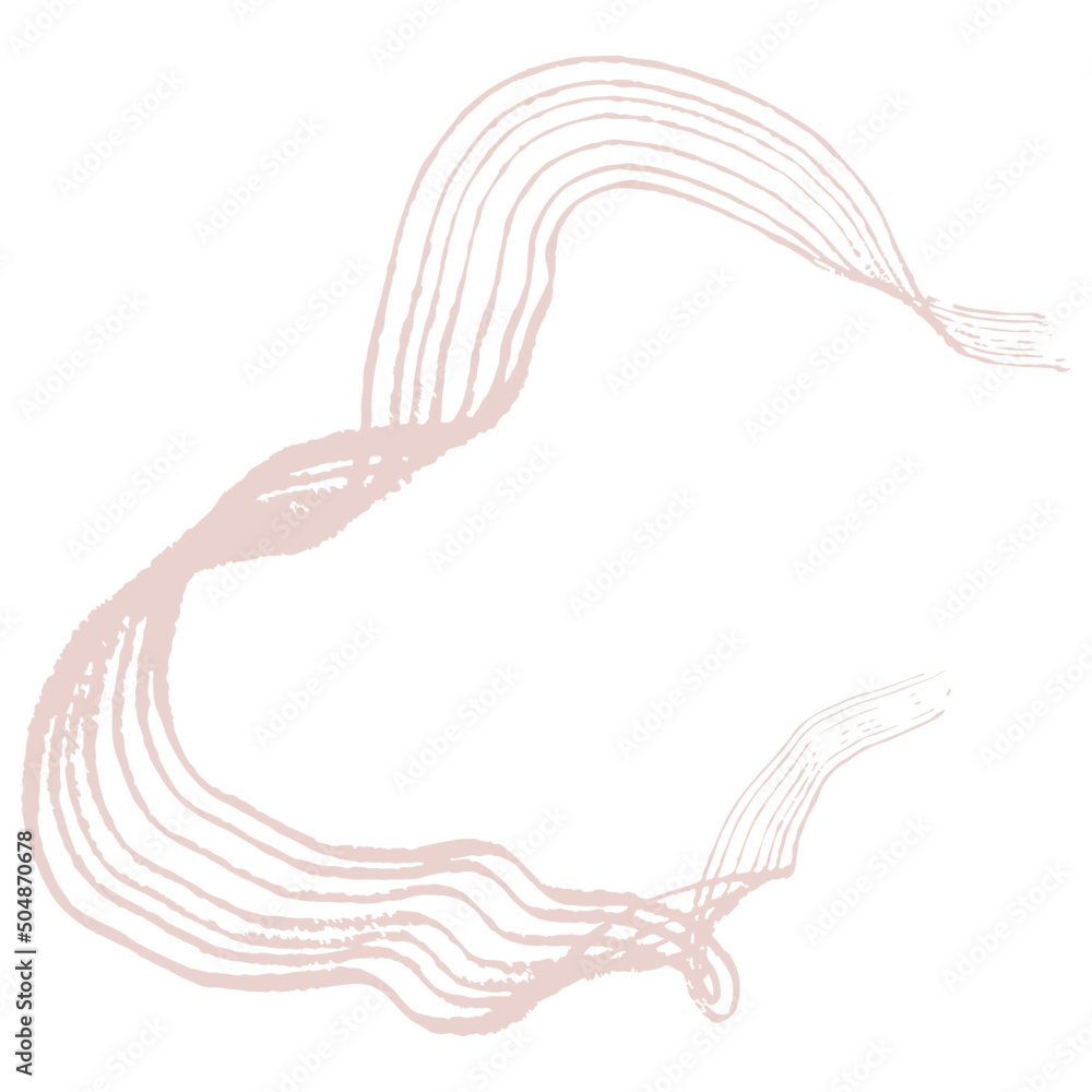 Pastel Brush Stroke Illustration Stock Vector Adobe Stock