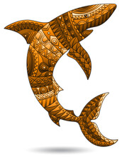 Nautical Ocean Patchwork Fish Art Free Stock Photo - Public Domain Pictures