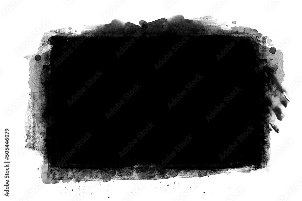 Watercolor portrait paint masks, photo frame, Photoshop overlay ...