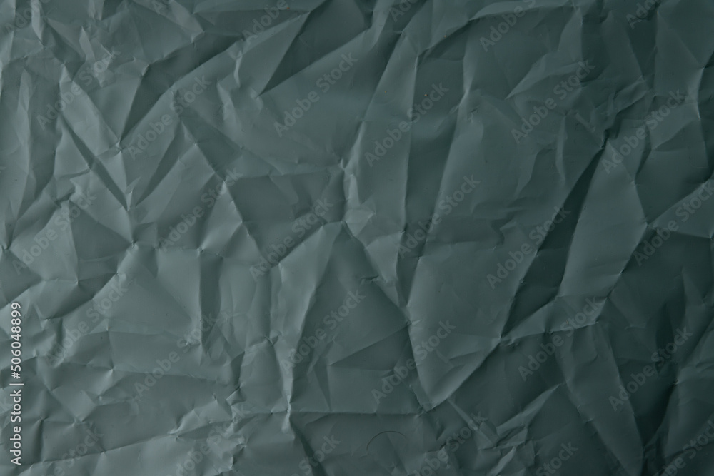 crumpled paper. sheet of paper Dark Jungle Green and Outer Space Slate ...