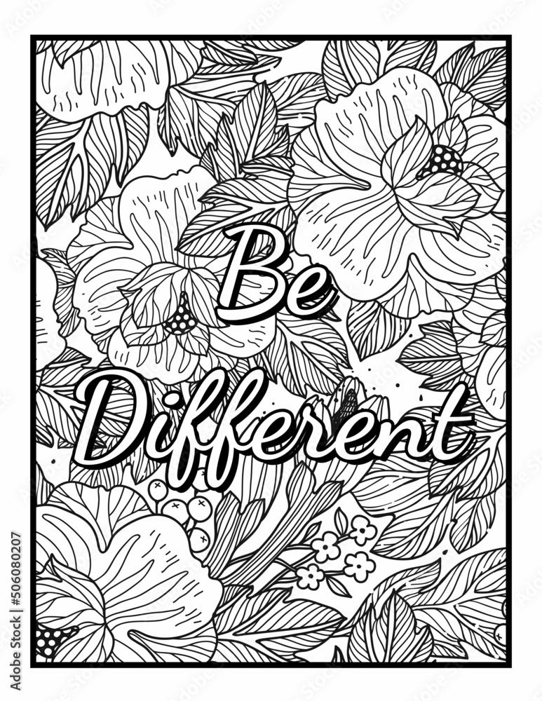 Inspirational Motivational quotes coloring pages, positive Affirmations ...