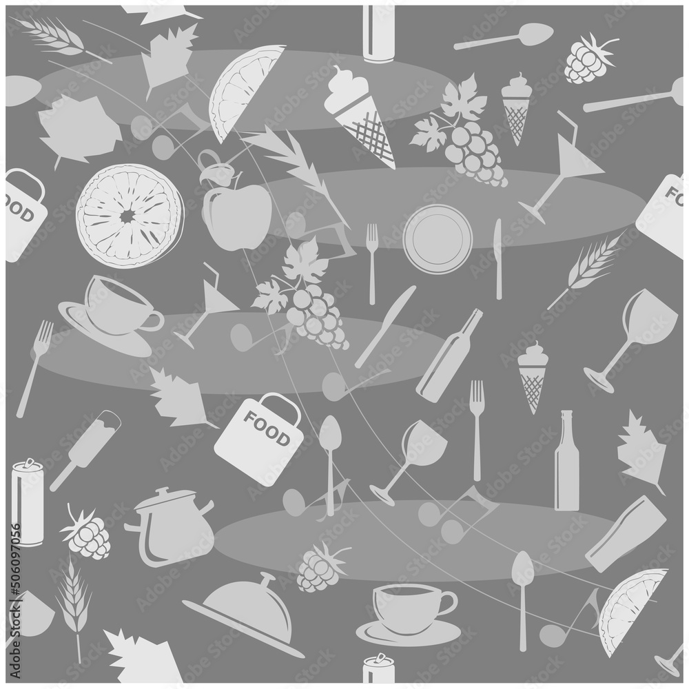 Coffee time, seamless background for your design Restaurant menu design ...