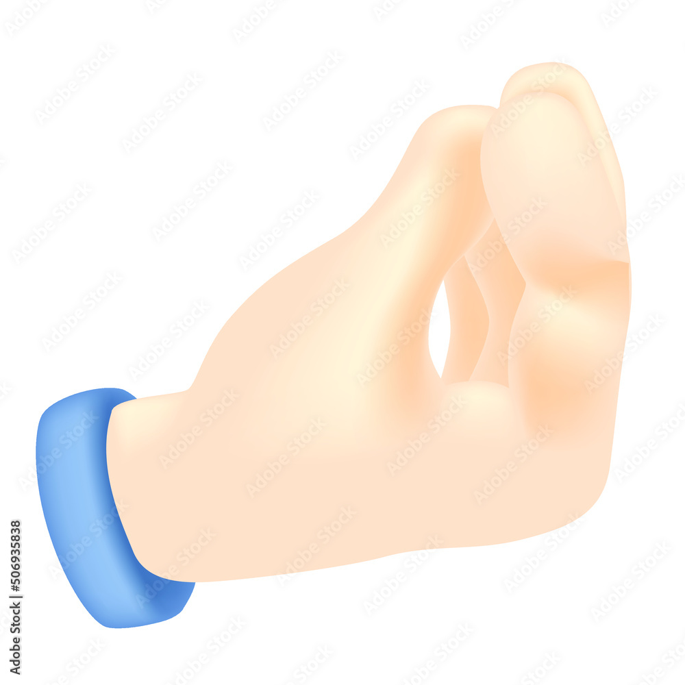 Pinched Fingers Emoji Icon Illustration Sign. Gesture Vector Symbol ...