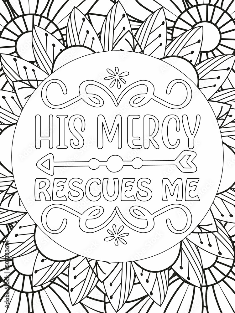 Bible Verse Coloring Pages, Christian Lettering coloring page for ...