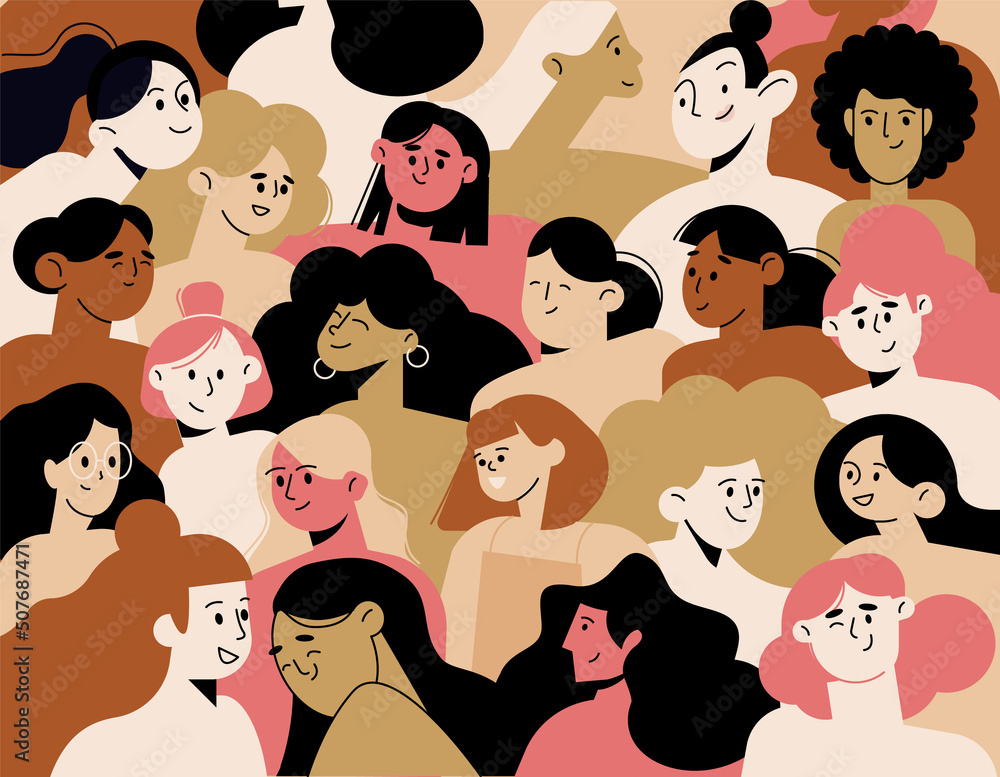 Diversity and inclusion. Equality among people. Group of different ... Diversity and inclusion. Equality among people. Group of different ...