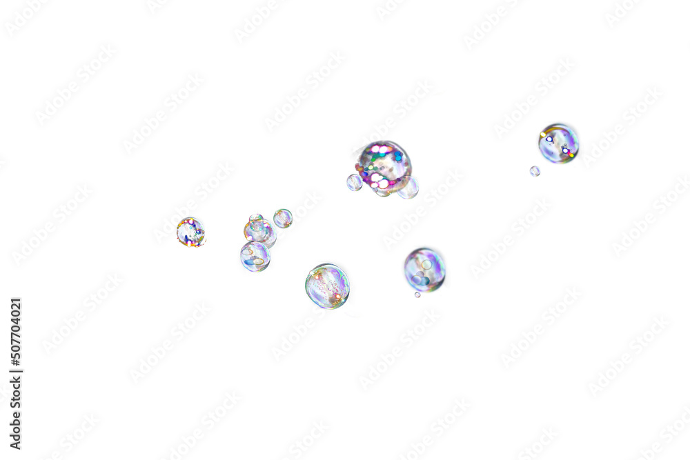 Bubbles Photoshop Overlays, Realistic Soap air bubbles Photo effect ...