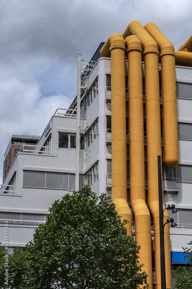 Innovative houses built in Rotterdam - Central Library (Bibliotheek ...