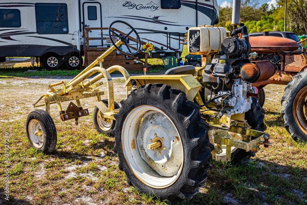 1974 Tuff Bilt Farm Tractor Stock Photo | Adobe Stock