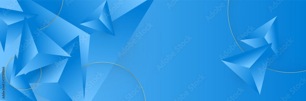 Blue abstract banner background Stock Vector | Adobe Stock