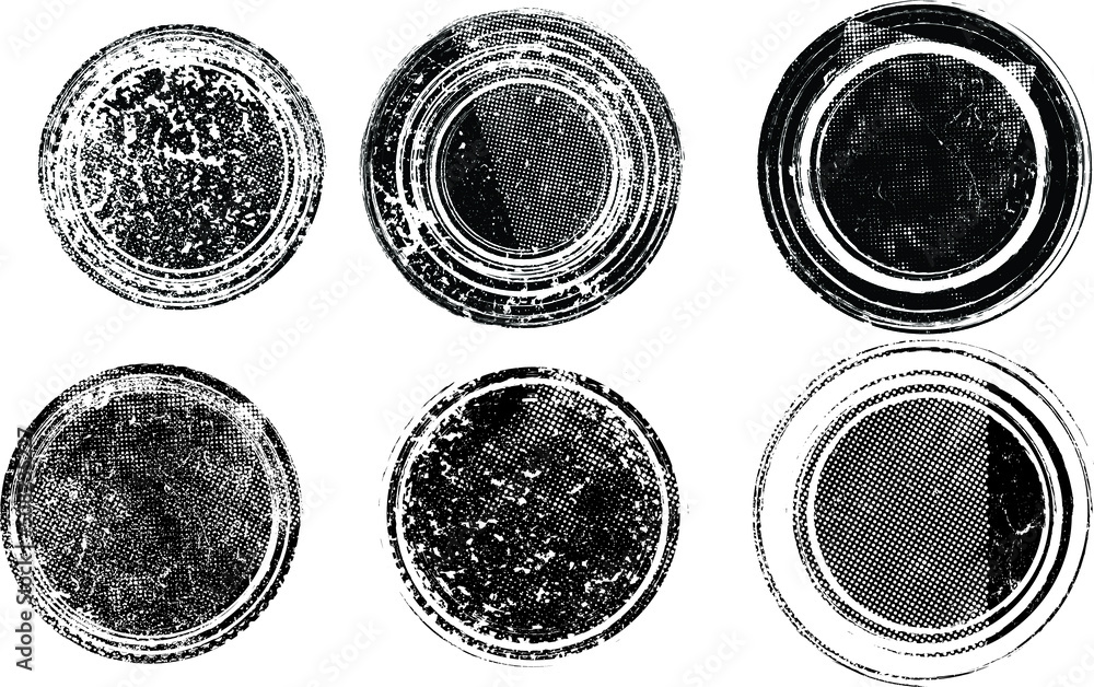 Glitch distorted geometric shapeS . Noise destroyed logo . Trendy ...