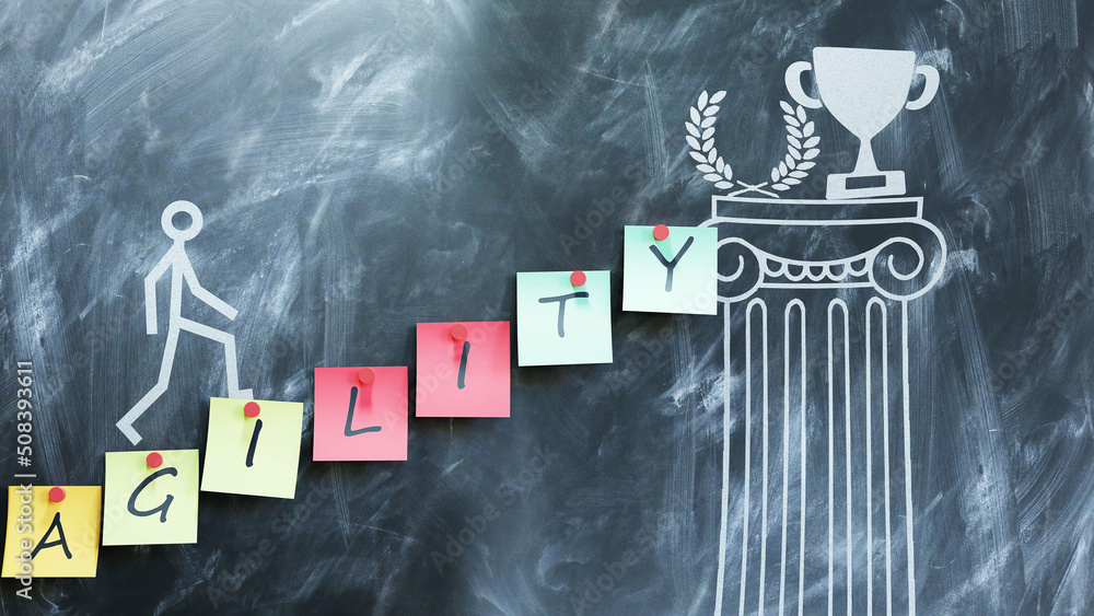 Agility make steps to success, wealth and prosperity in personal and ...