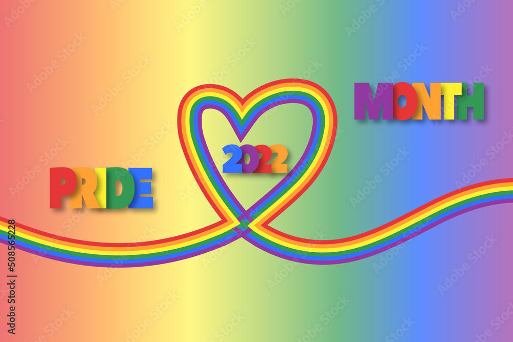 Stock-Vektorgrafik „Pride month 2022, 2023, 2024 LGBTQ Pride Flag ...