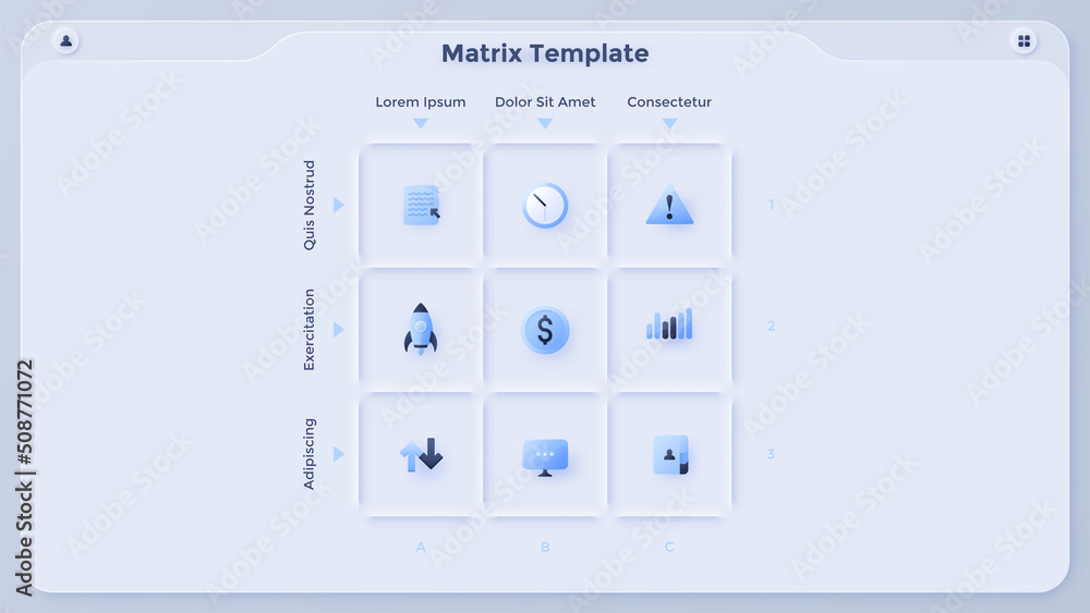 Modern Infographic Vector Futuristic Template Stock Vector | Adobe Stock