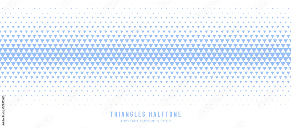 Triangles Halftone Geometric Continuous Pattern Vector Straight Line ...