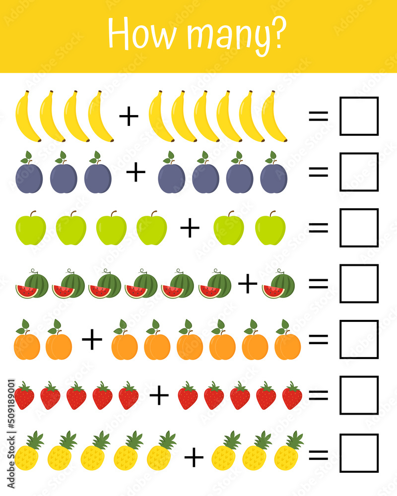 Mathematics educational how many game for children. Advanced level ...