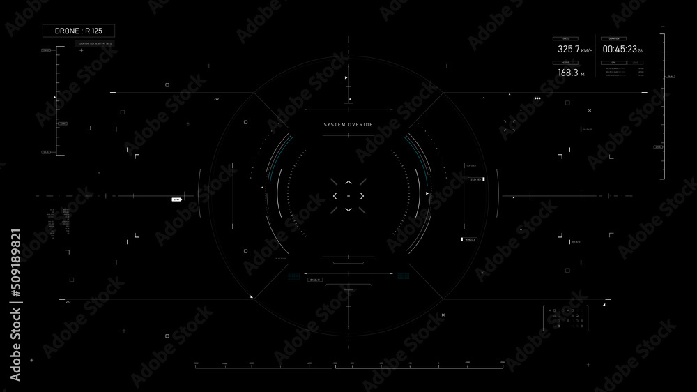 Sci-Fi futuristic user interface hud design panel 008 Stock Vector ...
