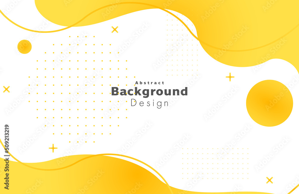 Abstract Color background, yellow graphic with copy space for text ...