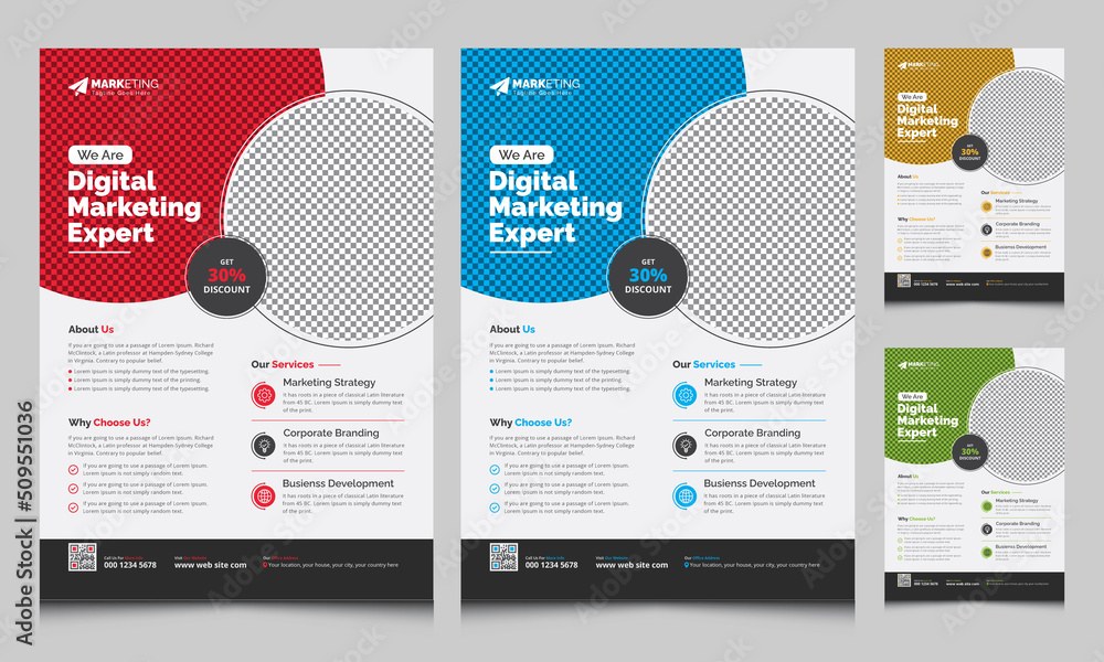 Modern Creative Corporate Flyer Template, Business Leaflet Mailer ...