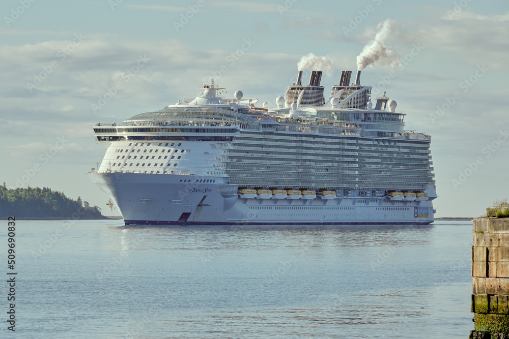 Halifax, Nova Scotia, June 7th, 2022. The Oasis of the Seas from Royal ...