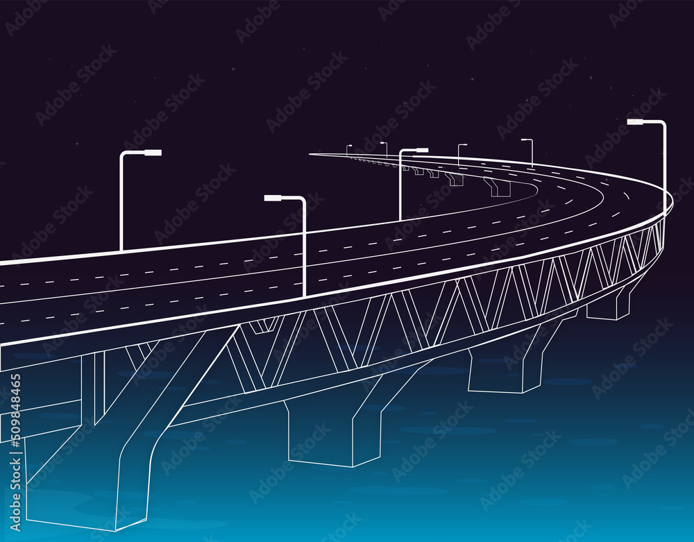Bangladesh Padma Bridge Illustration Stock Vector | Adobe Stock
