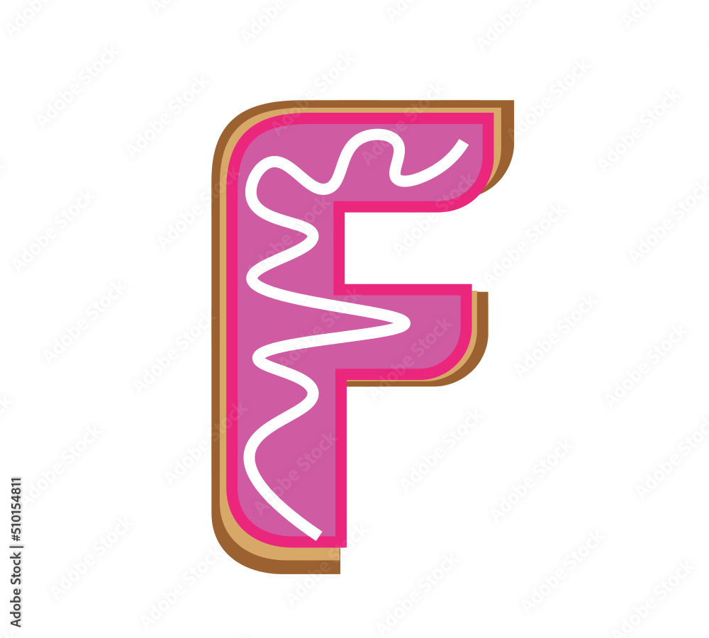 Donut letters svg, donuts alphabet letters and numbers svg, Alphabet ...
