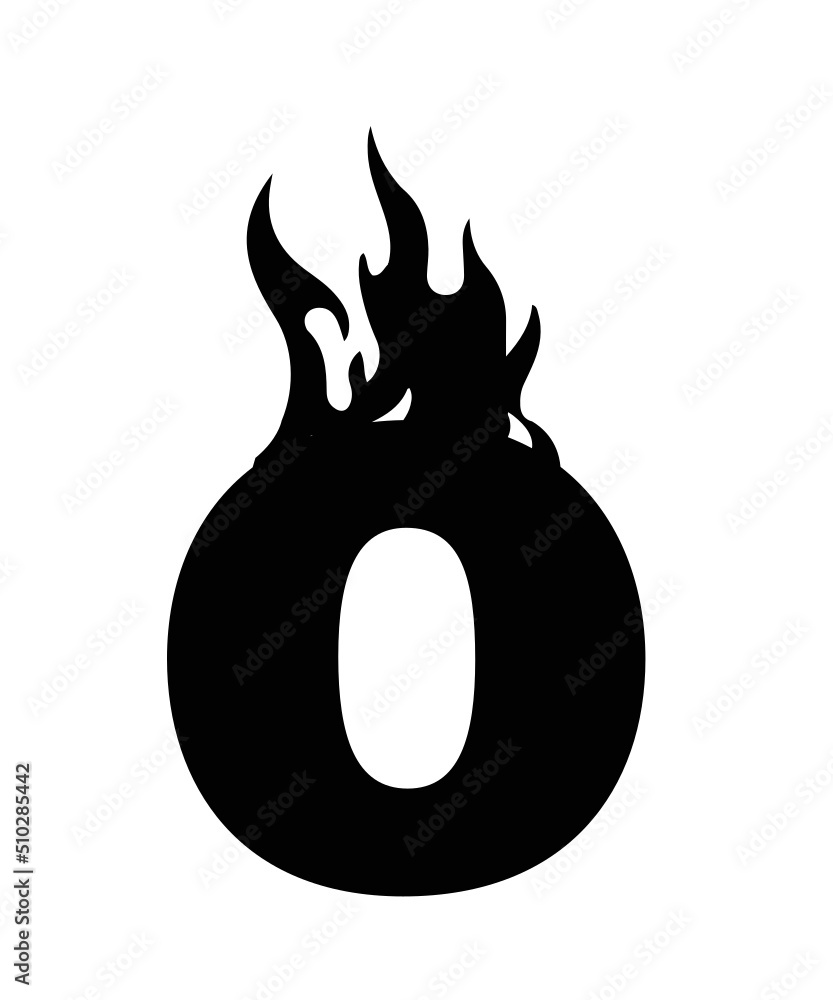 Image vectorielle Stock flame font svg, Fire font Flame font svg, fire ...