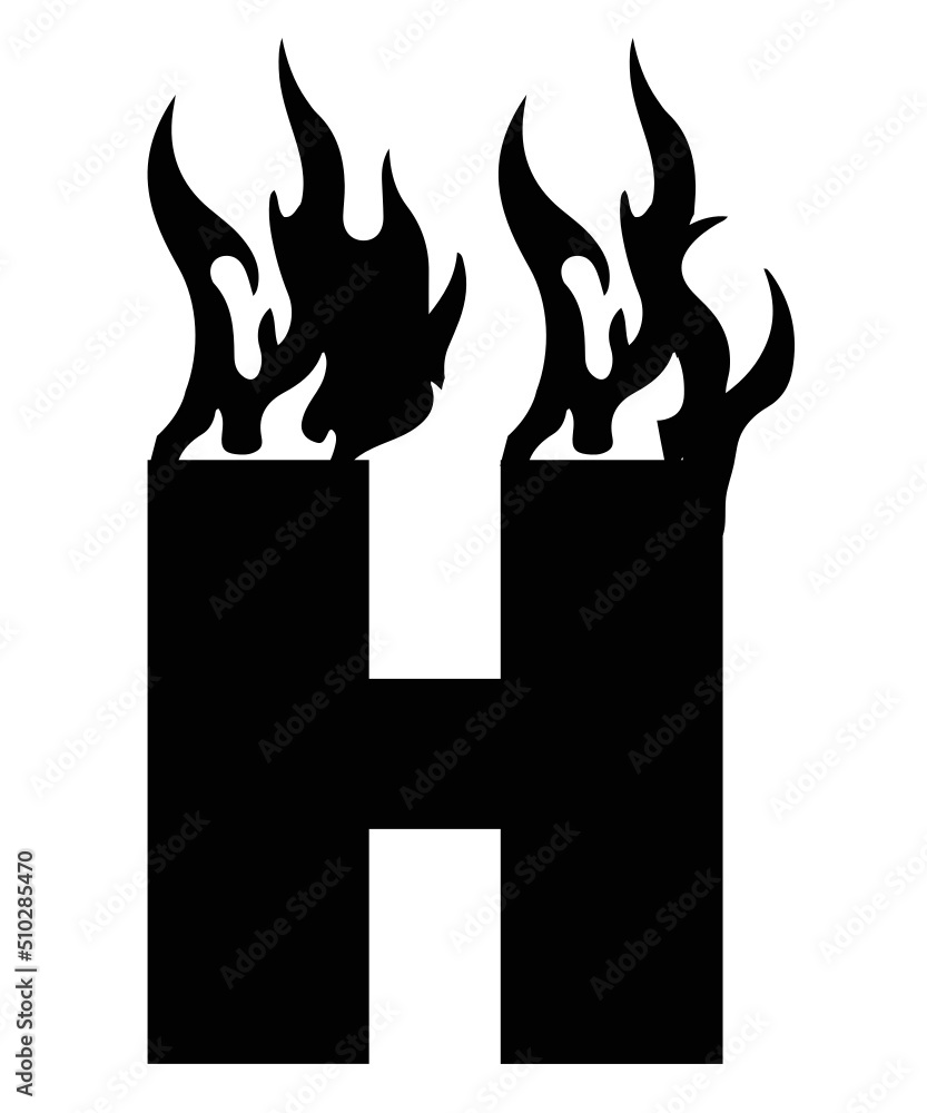 Image vectorielle Stock flame font svg, Fire font Flame font svg, fire ...