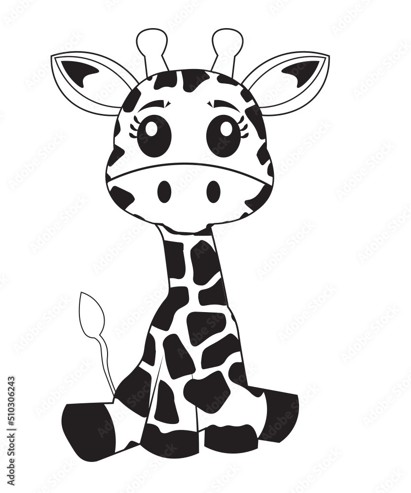 Giraffe SVG, Cute baby giraffe SVG, giraffe svg bundle, baby animals ...