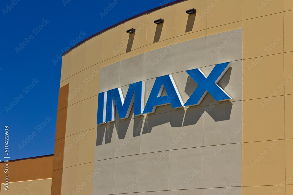 IMAX Movie Theater Logo and Signage. IMAX is a Large Format System of ...