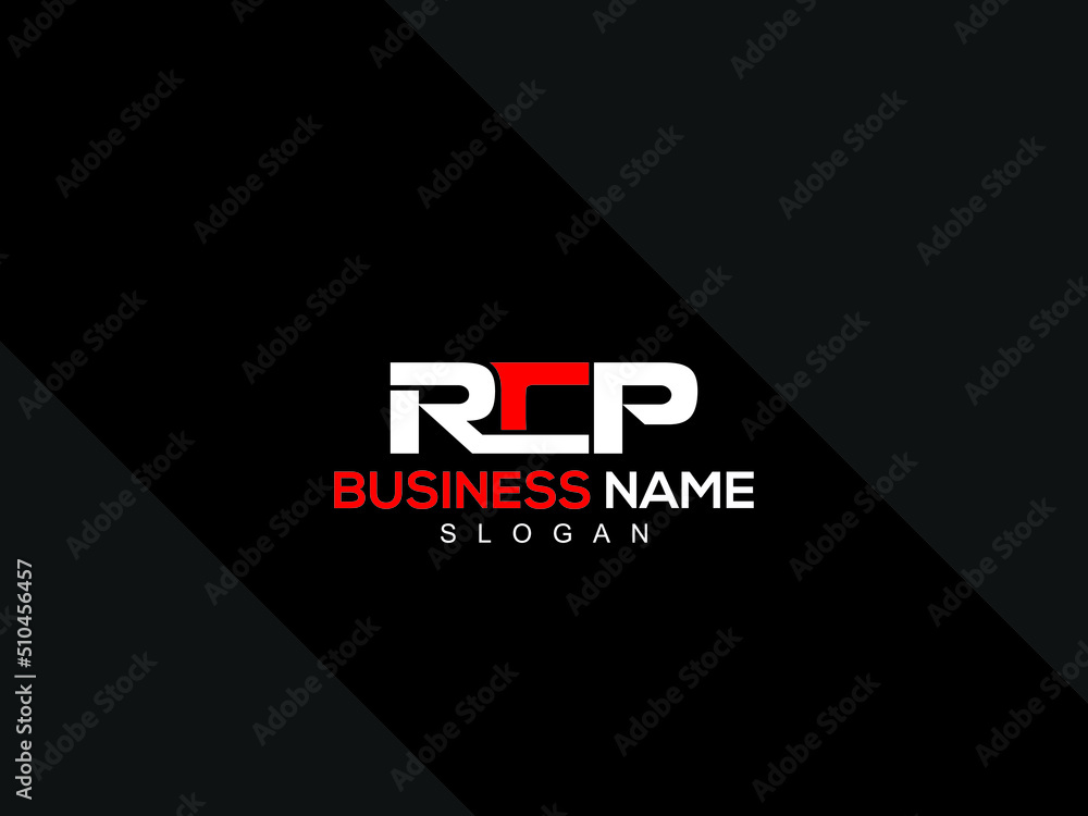 Vetor Letter RCP Logo Icon, Modern RC Logo Letter Vector Image Design ...