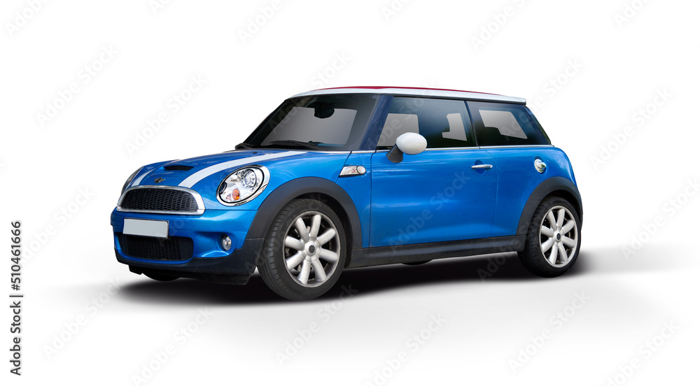 Mini Cooper S new car isolated on white background Stock Photo | Adobe ...