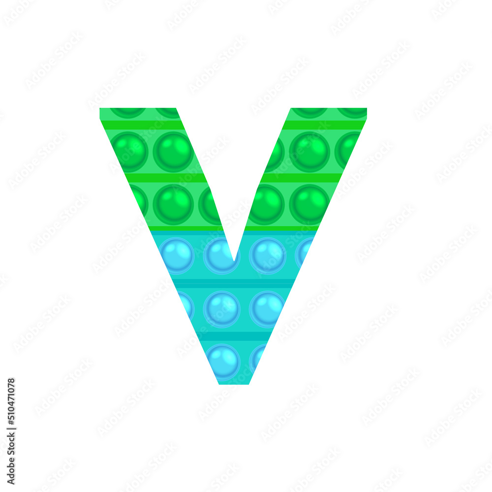 alphabet letters and numbers pop it png, Pop It Digital Clipart, Pop It ...