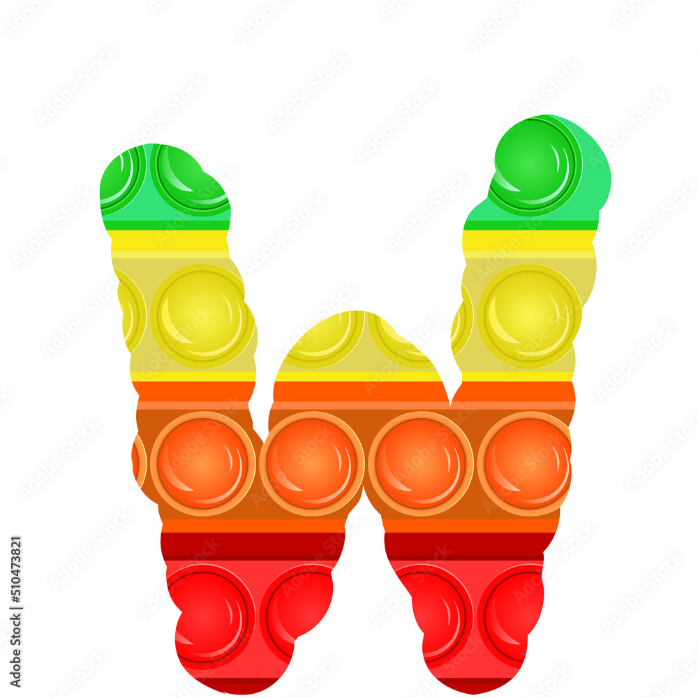 Illustration Stock alphabet letters and numbers pop it png, Pop It ...