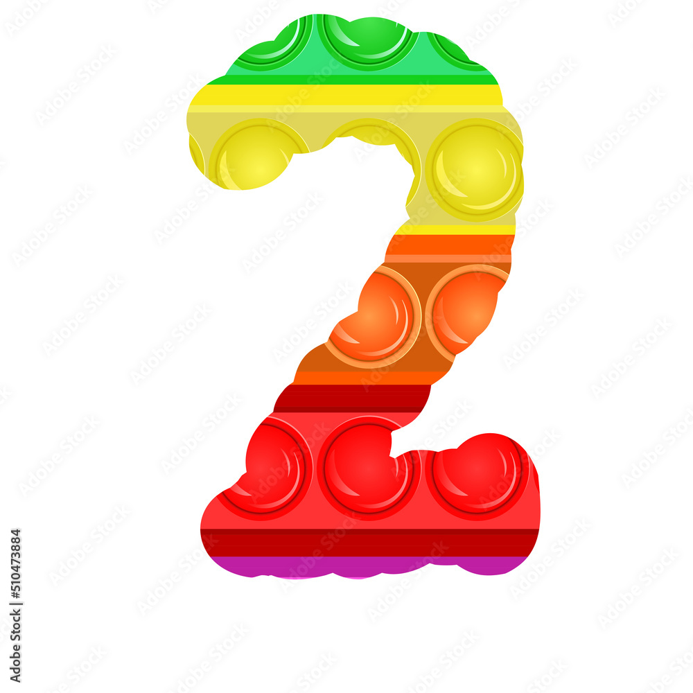 Ilustración de Stock alphabet letters and numbers pop it png, Pop It ...